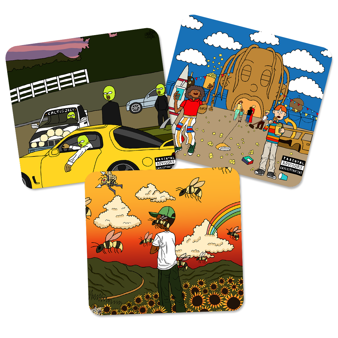 3 PACK OF STICKERS (TRAVIS X TYLER) – Musical Markers